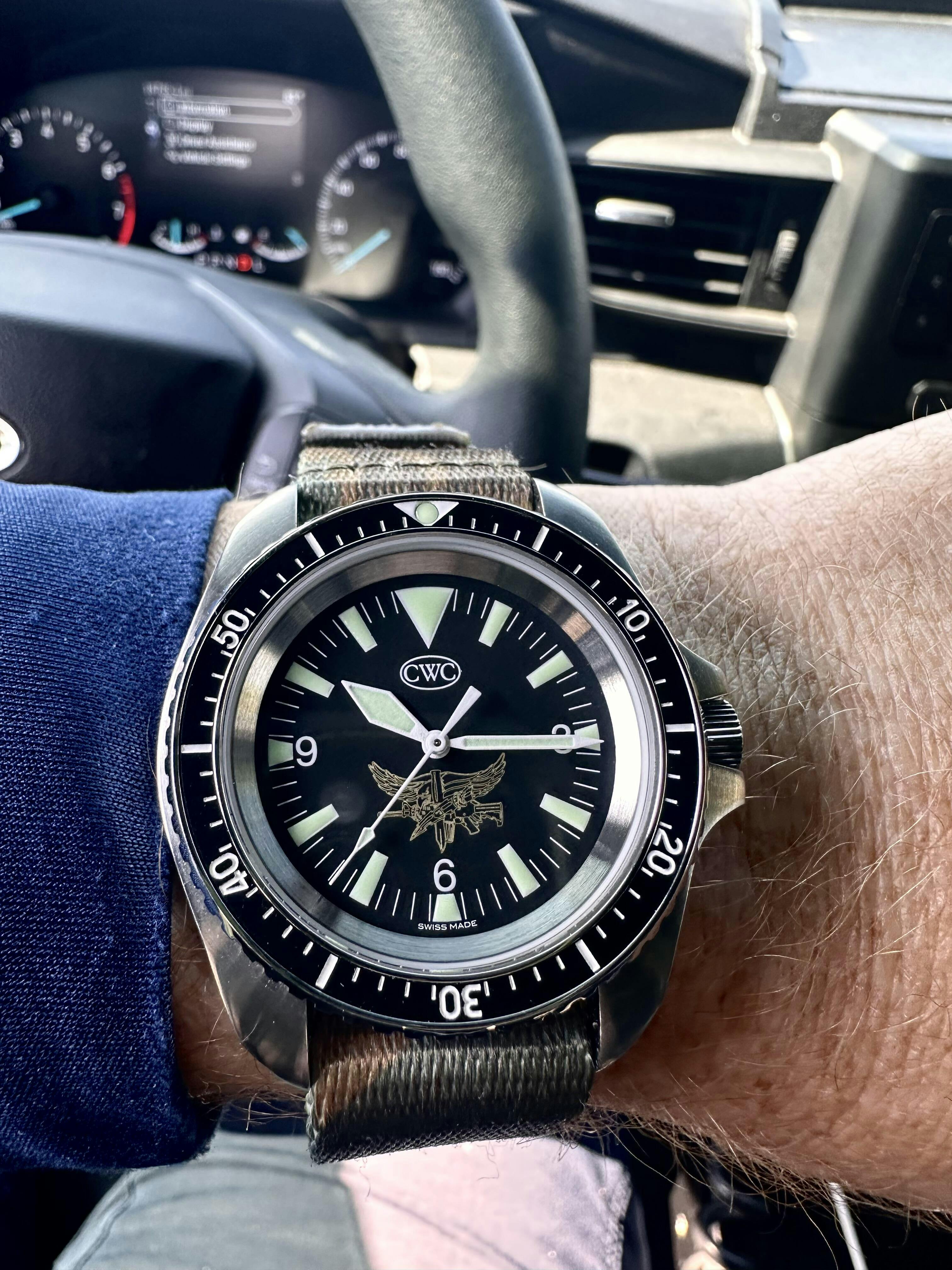 CWC RN Quartz Divers Watch Mk.2, Matte Top (RN300-MT QS120)