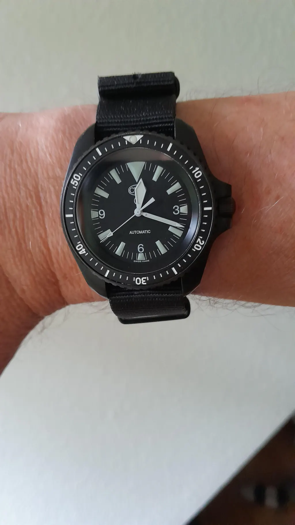 CWC Automatic Divers Watch Mk.2 Black (SF300 AS120)