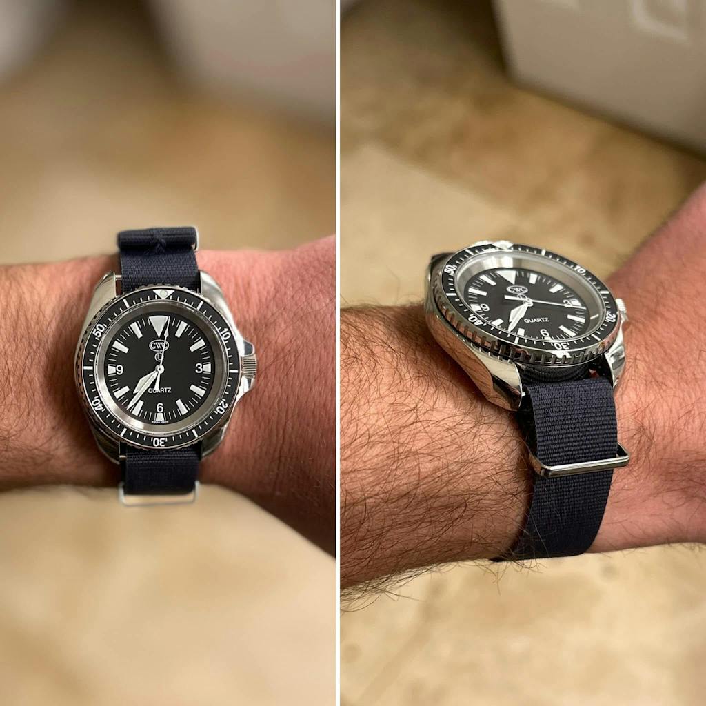 CWC Quartz Divers Watch Mk.2 Polished Case (RN300-P QS120)