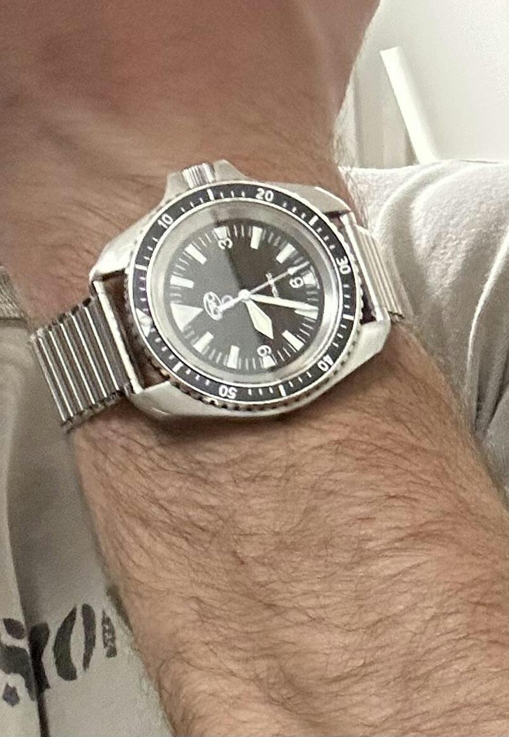 CWC RN Automatic Divers Watch Mk.2, Stainless Steel (RN300-MT AS120)