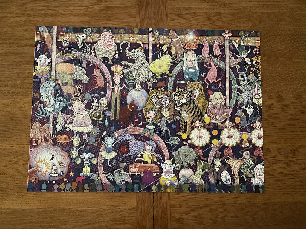 Lackluster Circus Jigsaw Puzzle - Calamityware®