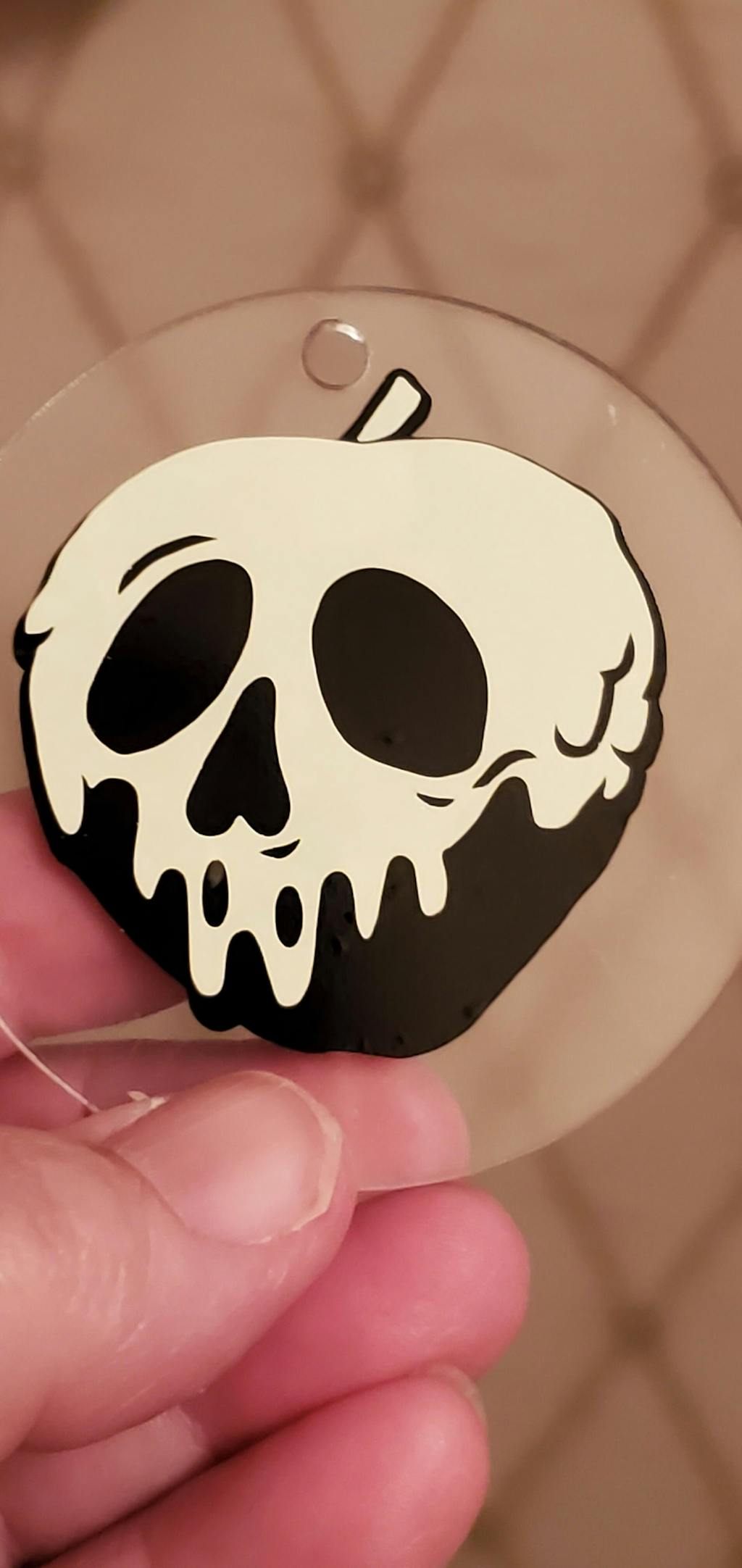 FREE Poisoned Apple SVG | Halloween SVG | Black And White SVG Cut File ...