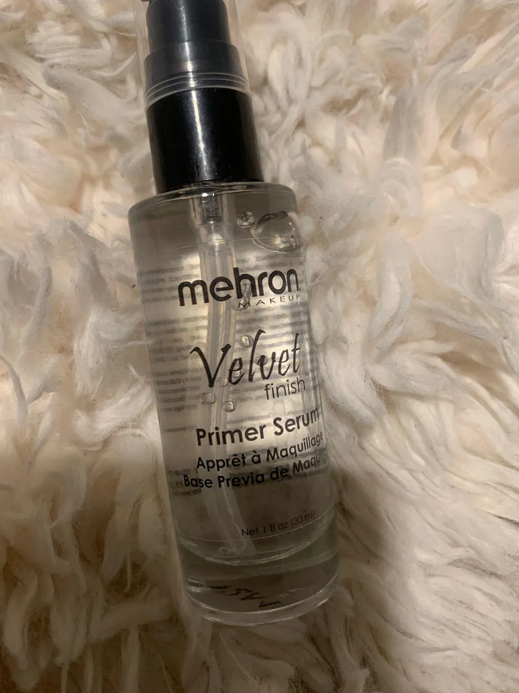Mehron Velvet Finish Primer Serum | Camera Ready Cosmetics