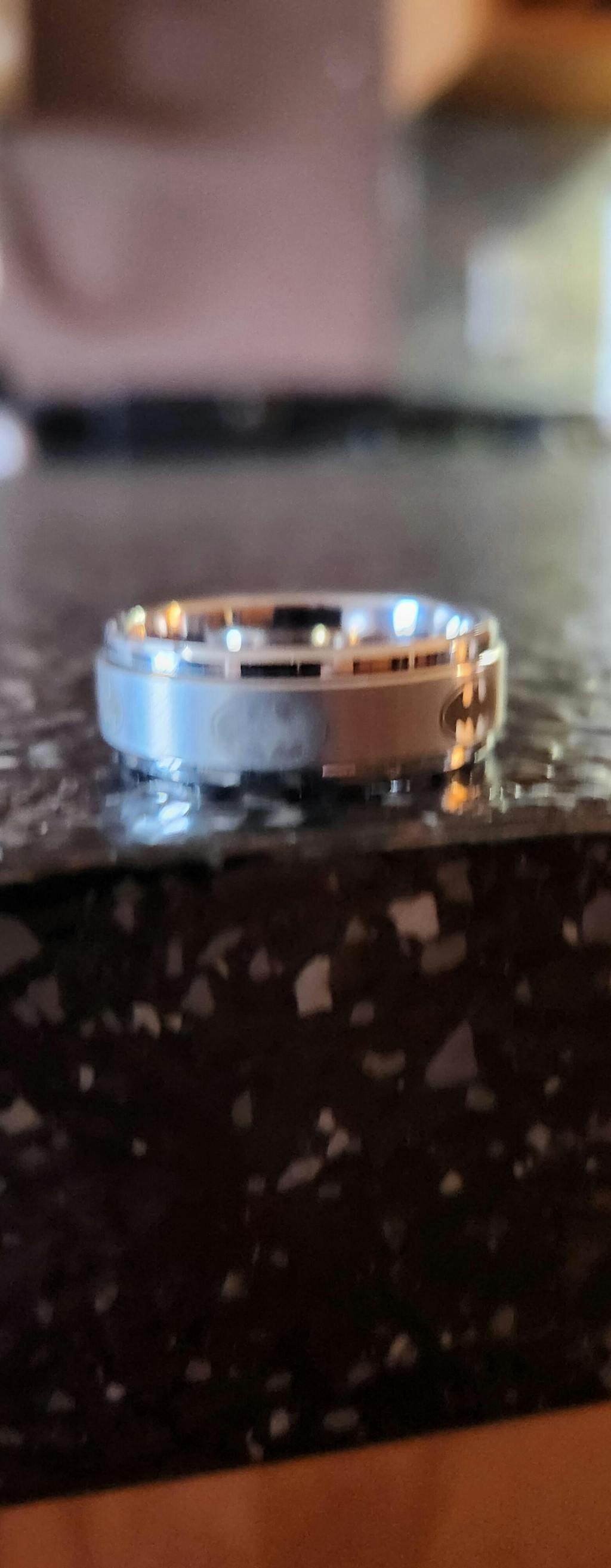 Batman Ring with Spinning Logo | Camo Ever After