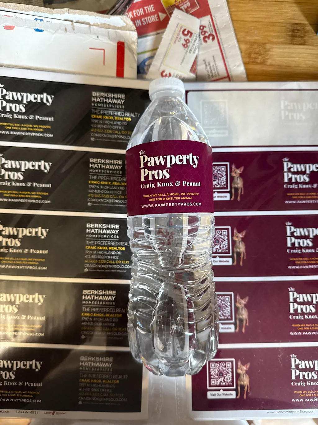 Water Bottle Custom Wrapper – Candy Wrapper Store