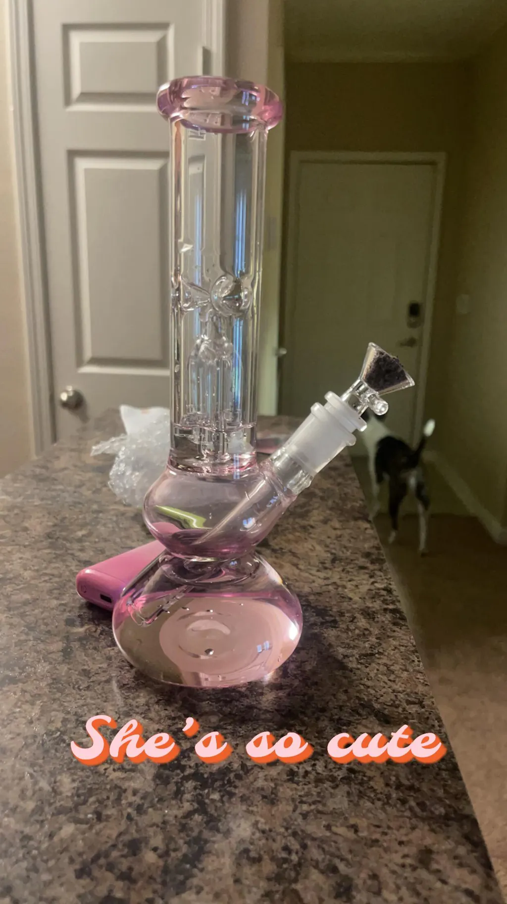 CANNA STYLE PRETTY IN PINK BONG – Canna Style