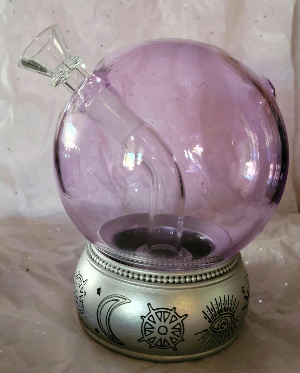 PURPLE CRYSTAL BALL BONG – Canna Style