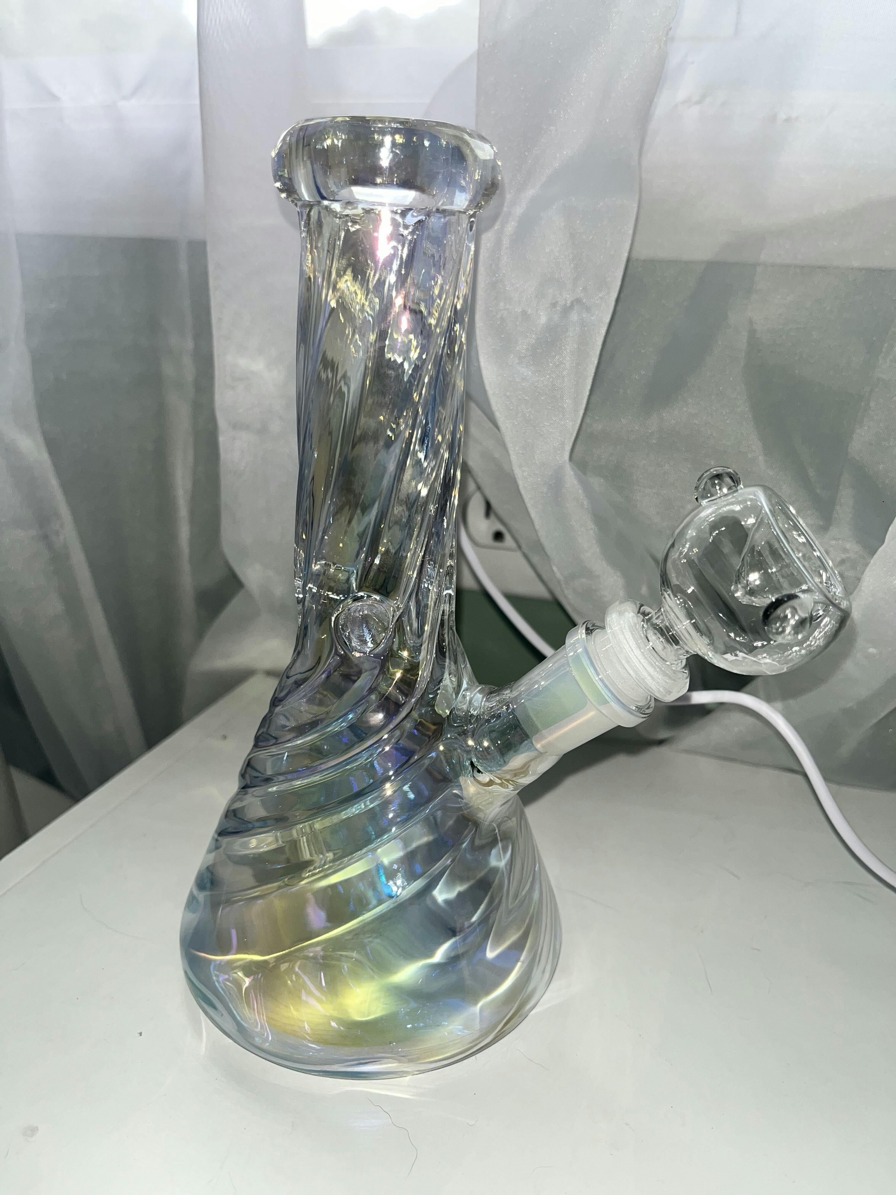 MINI IRIDESCENT SWIRL BONG – Canna Style