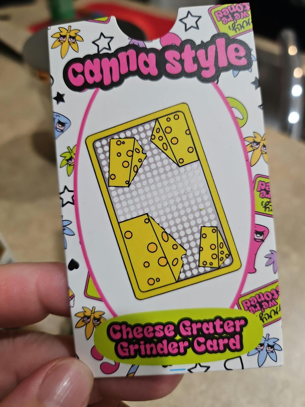 CHEESE GRATER GRINDER CARD