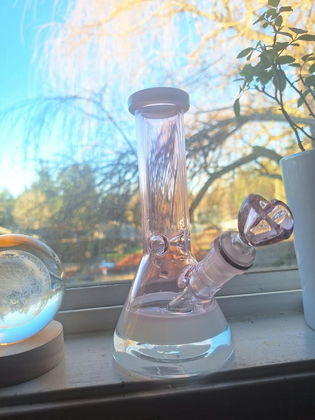 CLASSY BEAKER BONG 8"