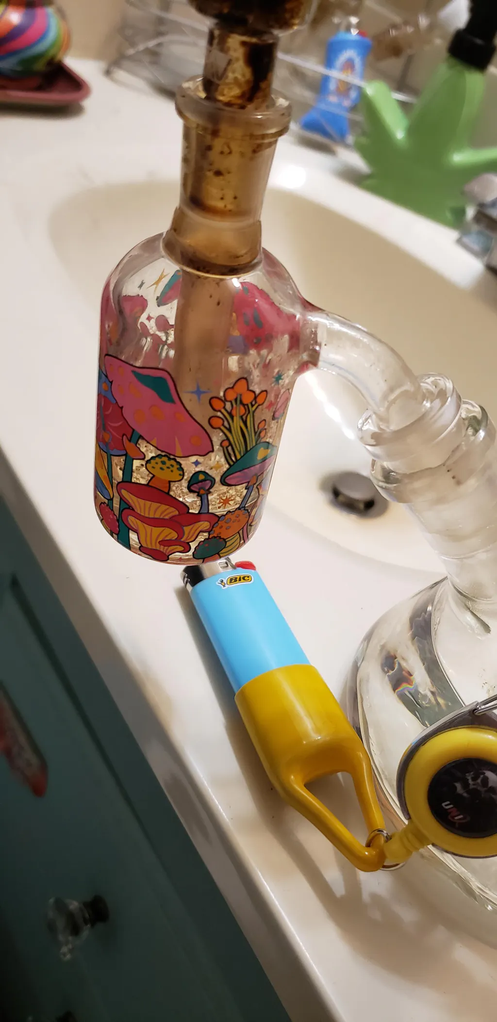 COLORFUL MUSHROOM ASH CATCHER