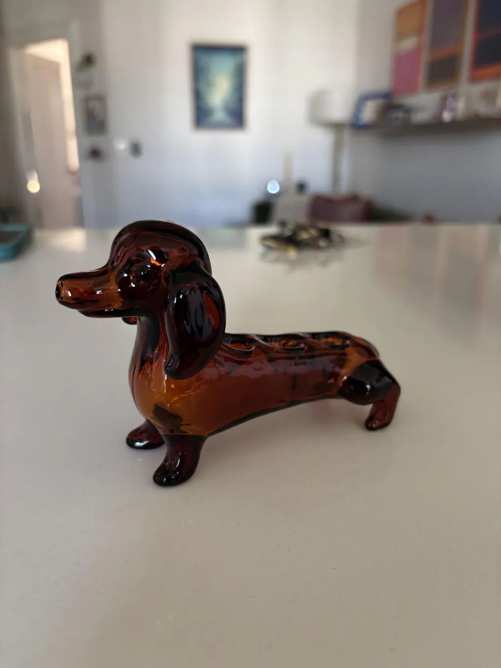 WIENER DOG TRIPLE BOWL PIPE