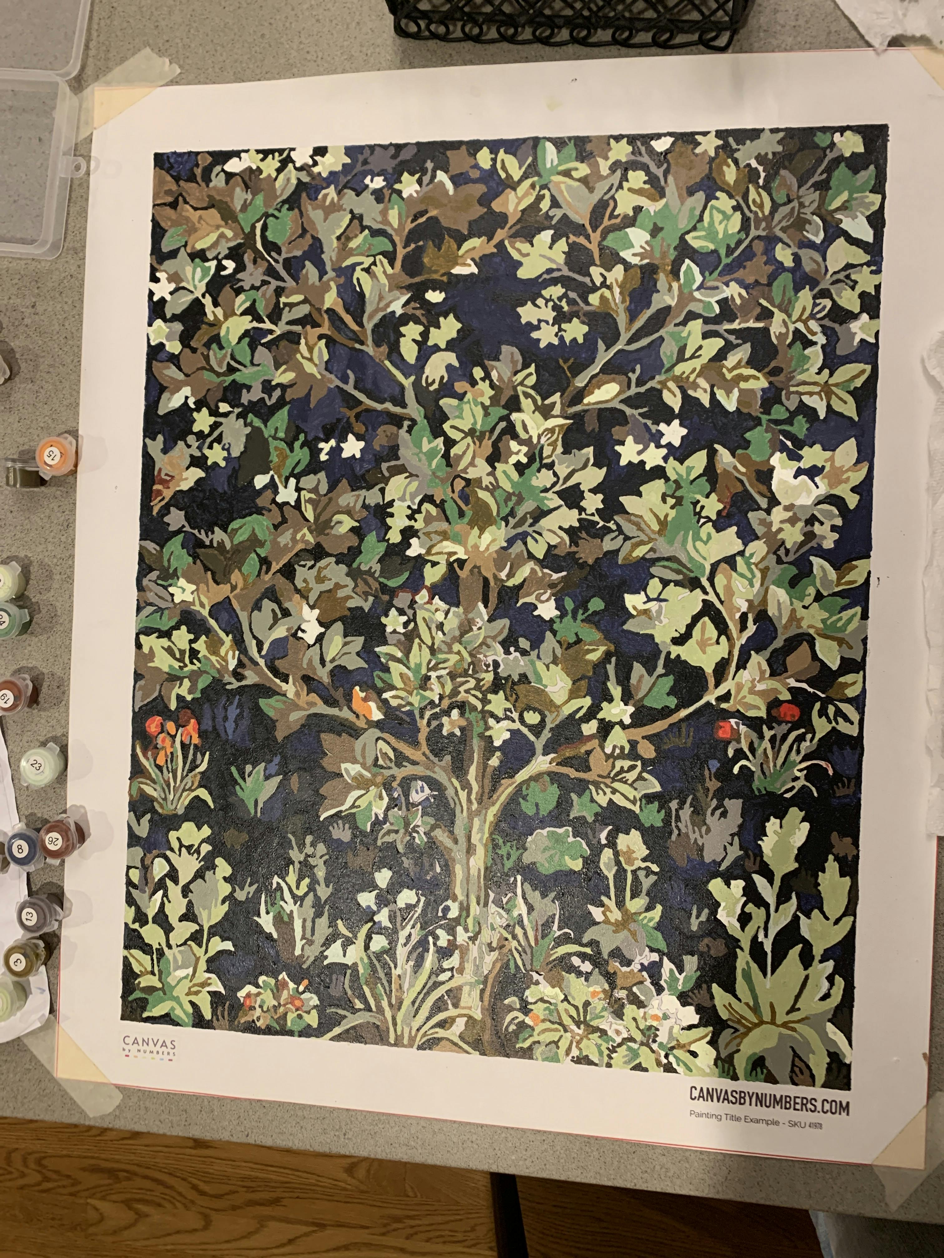 Tree of Life - William Morris - Paint by Numbers