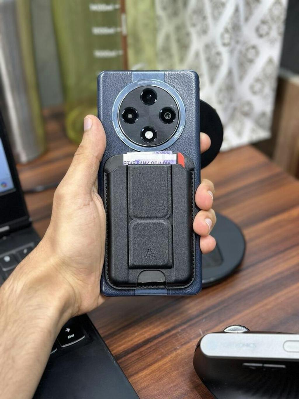 MagLock Wallet with Grip & Stand Compatible with Magsafe for iPhone