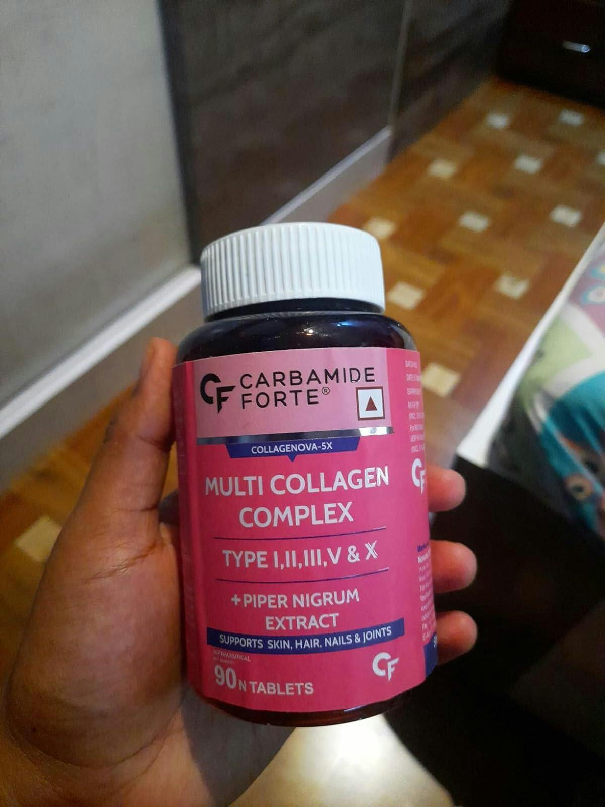 Carbamide Forte Hydrolyzed Multi Collagen, 90 Tablets |Peptide with al