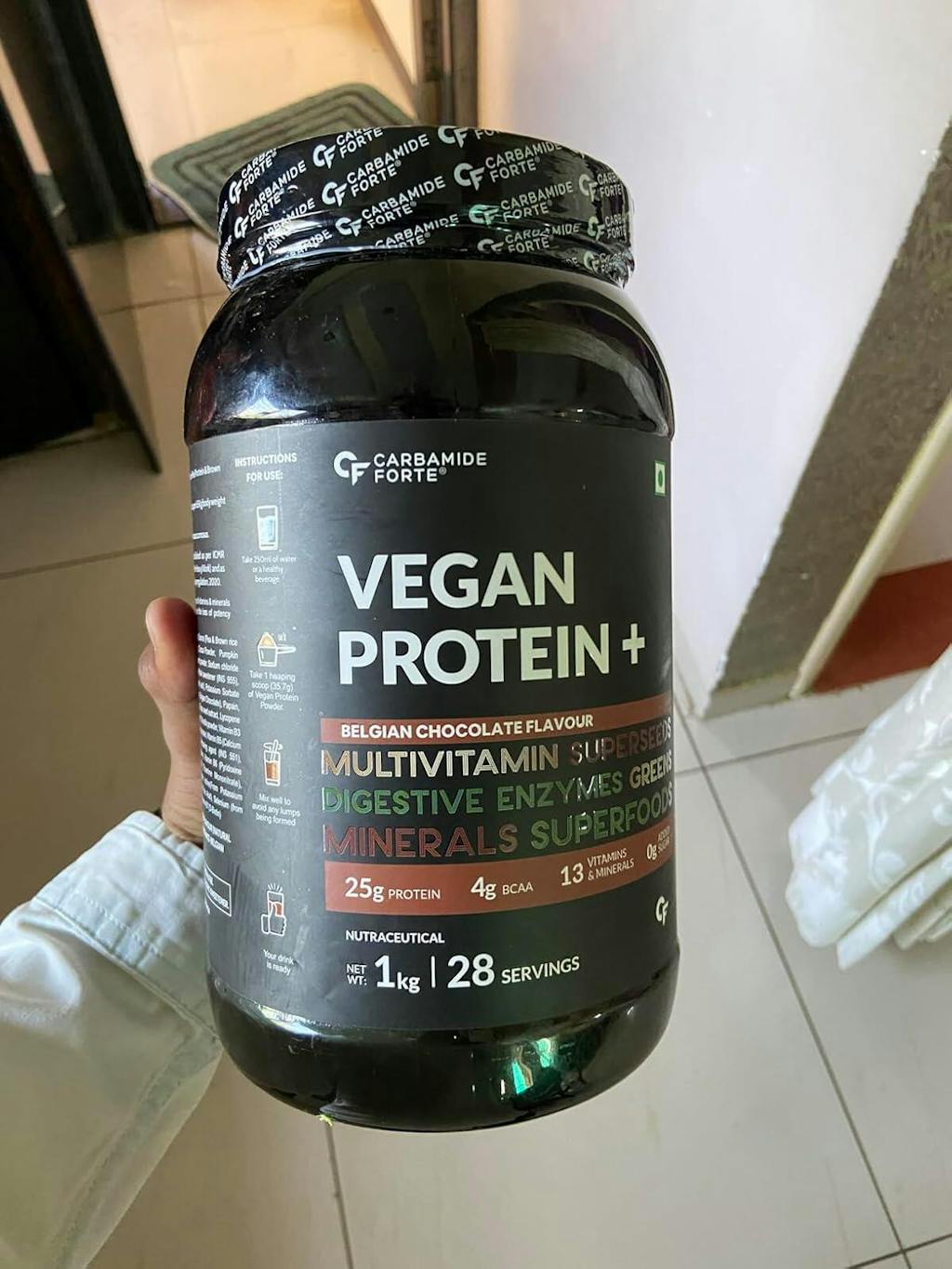 Carbamide Forte Plant Protein Powder - Plant Based Protein Powder with