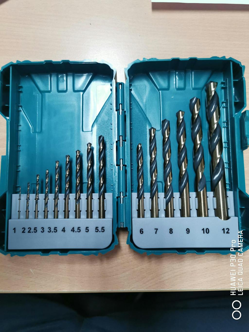 Juego De Brocas 4341 HSS De 15 Piezas Para Taladro. Tamaños: 1,2,2.5,3