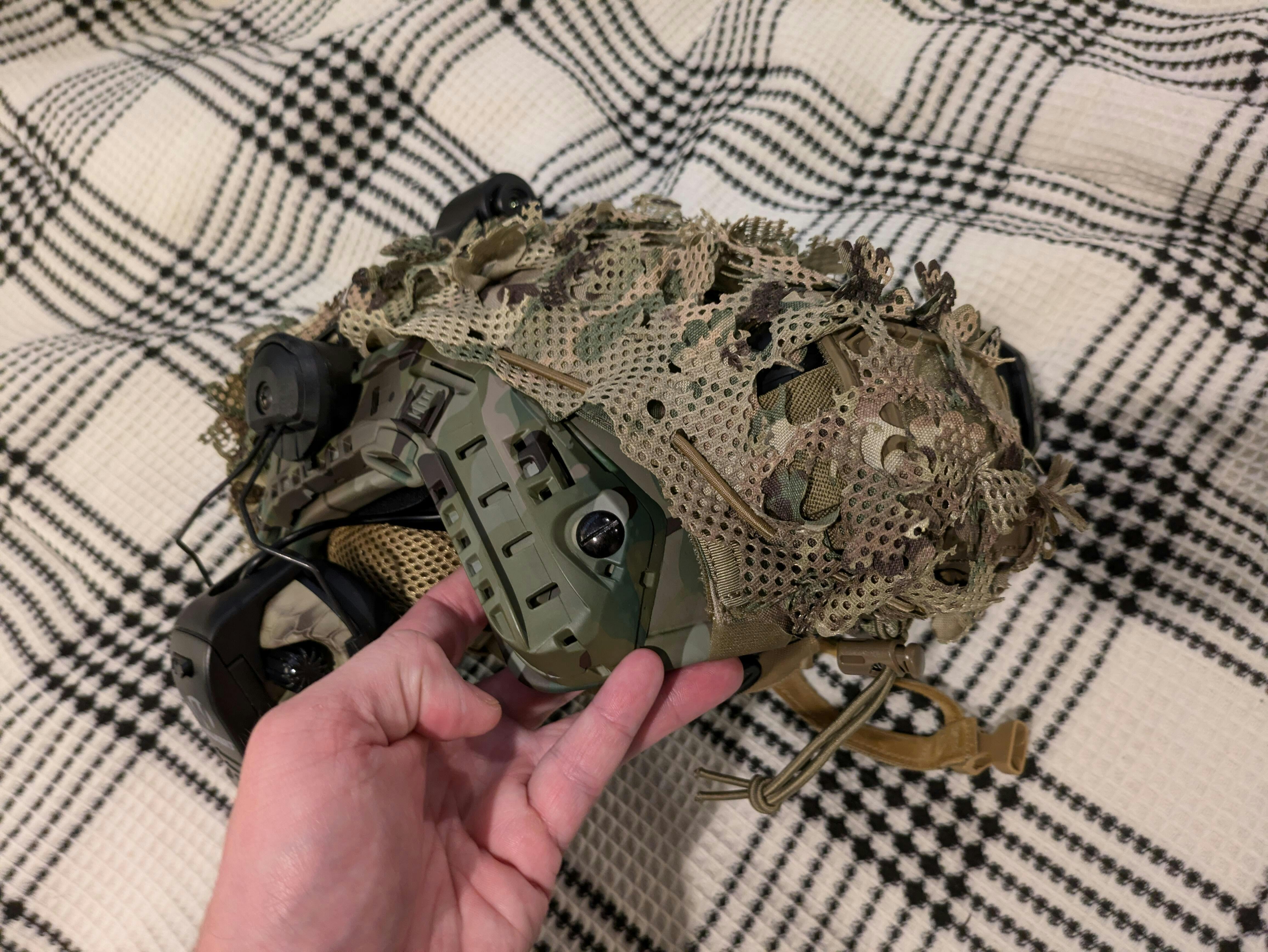High Cut Helmet Scrim – Carcajou Tactical
