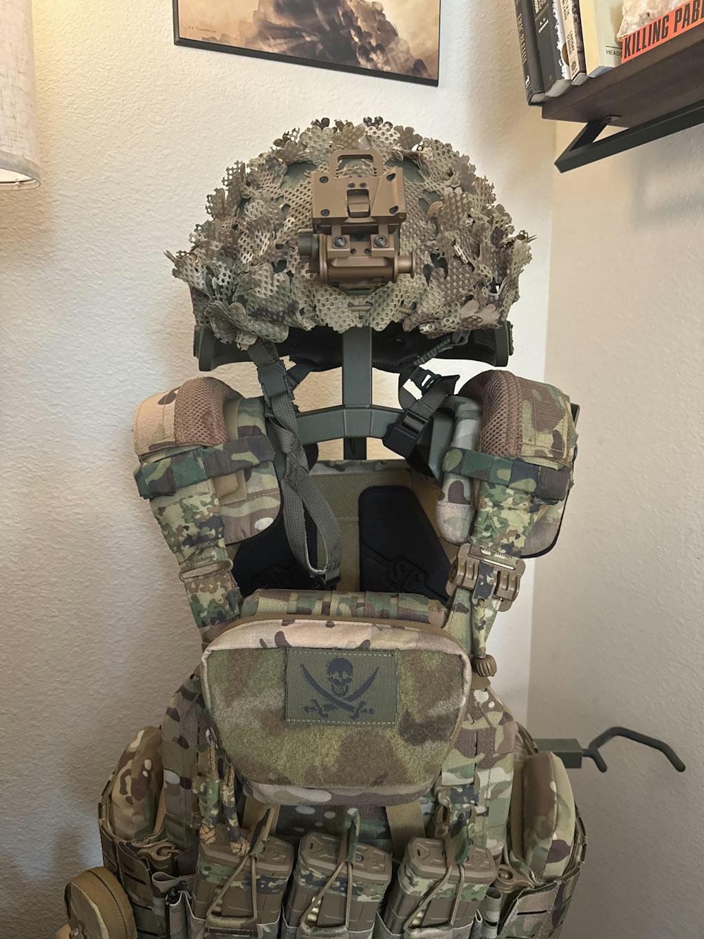 High Cut Helmet Scrim