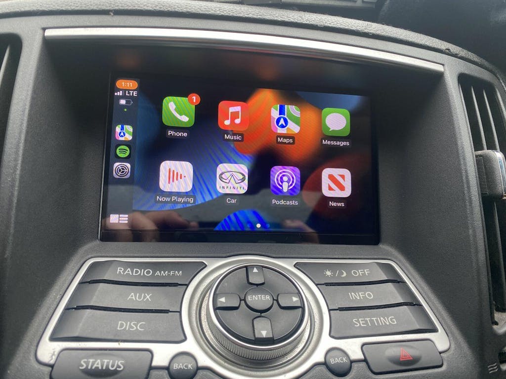 Apple CarPlay Android Auto For Infiniti G35 M35 M25 G37 G25 FX35 QX50 ...