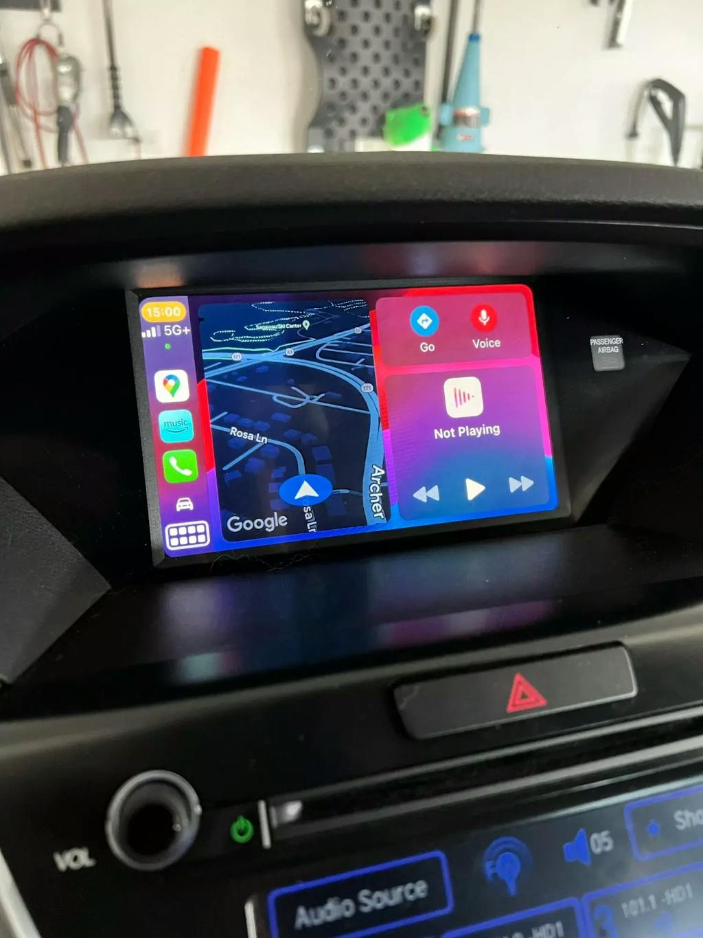 Wireless CarPlay Android Auto For Acura MDX RDX TLX ILX RLX Honda Odyssey 2013-2019 Dual-Screen ...