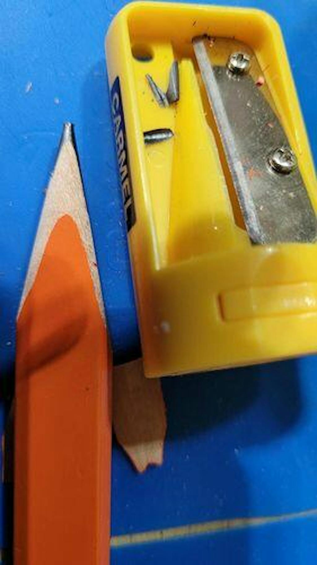 Carpenter's Pencil Sharpener - Flat Contractor Pencil Sharpener | Carmel