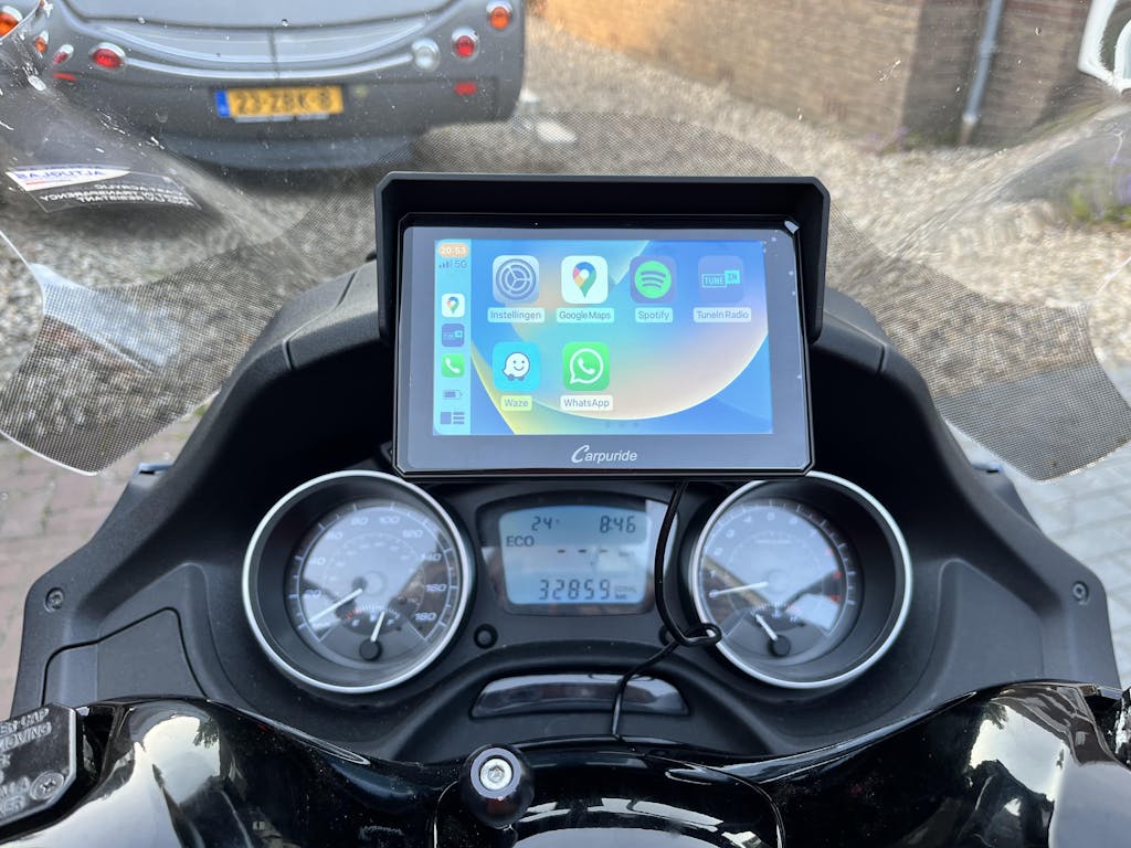 Carpuride W502 Wireless Portable Dual Bluetooth Waterproof IP67 Motorc