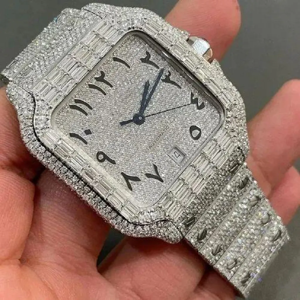 Arabic Iced Out Watch - Cartice™-jewelry