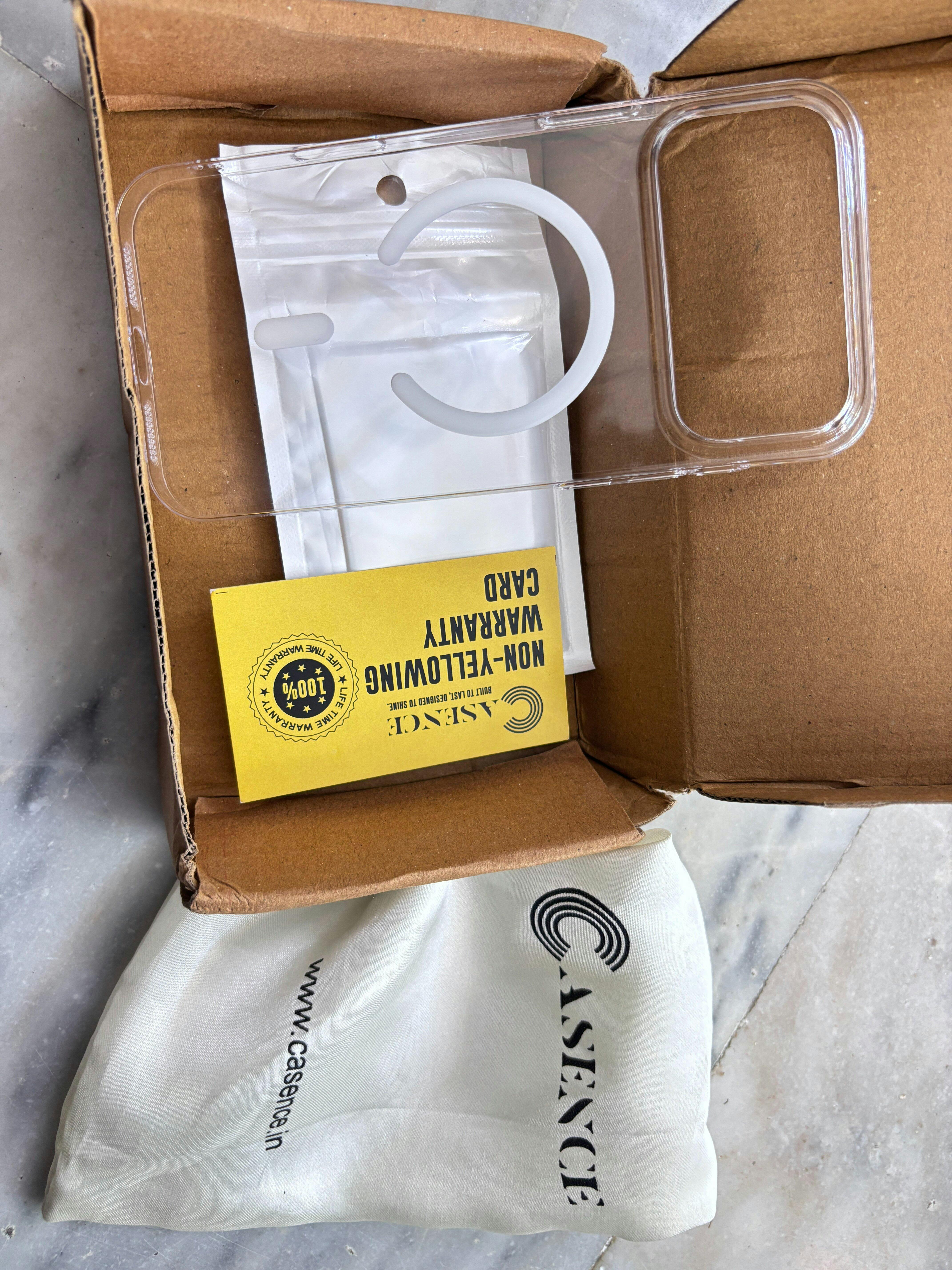 Anti Yellow Magsafe Transparent Clear Case - Iphone 17 Pro – casence