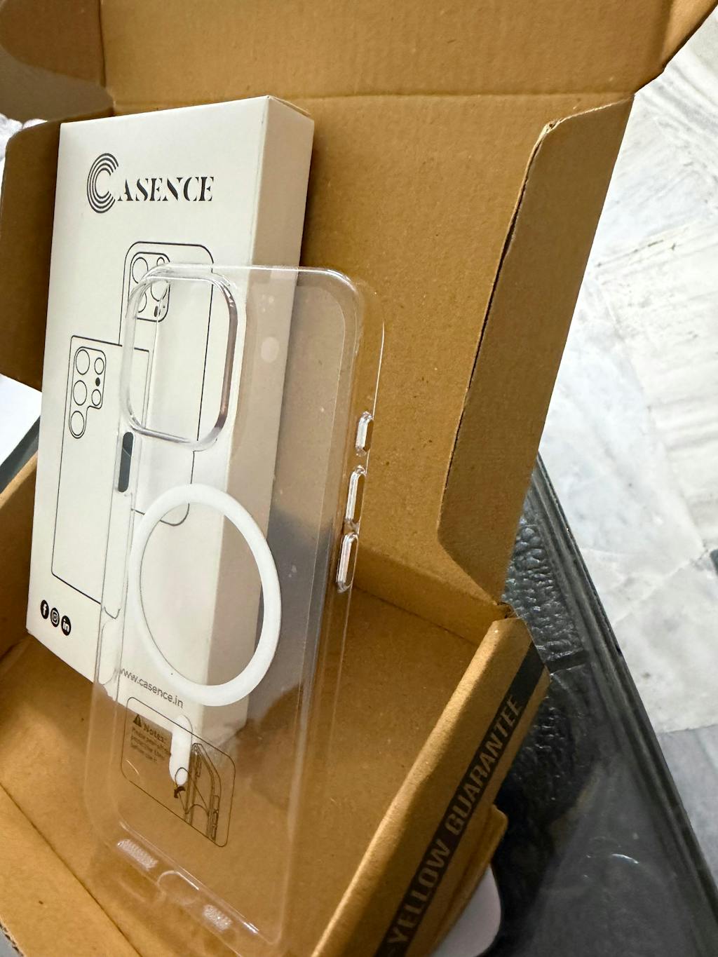 Anti Yellow Magsafe Transparent Clear Case - Iphone 17 Pro – casence