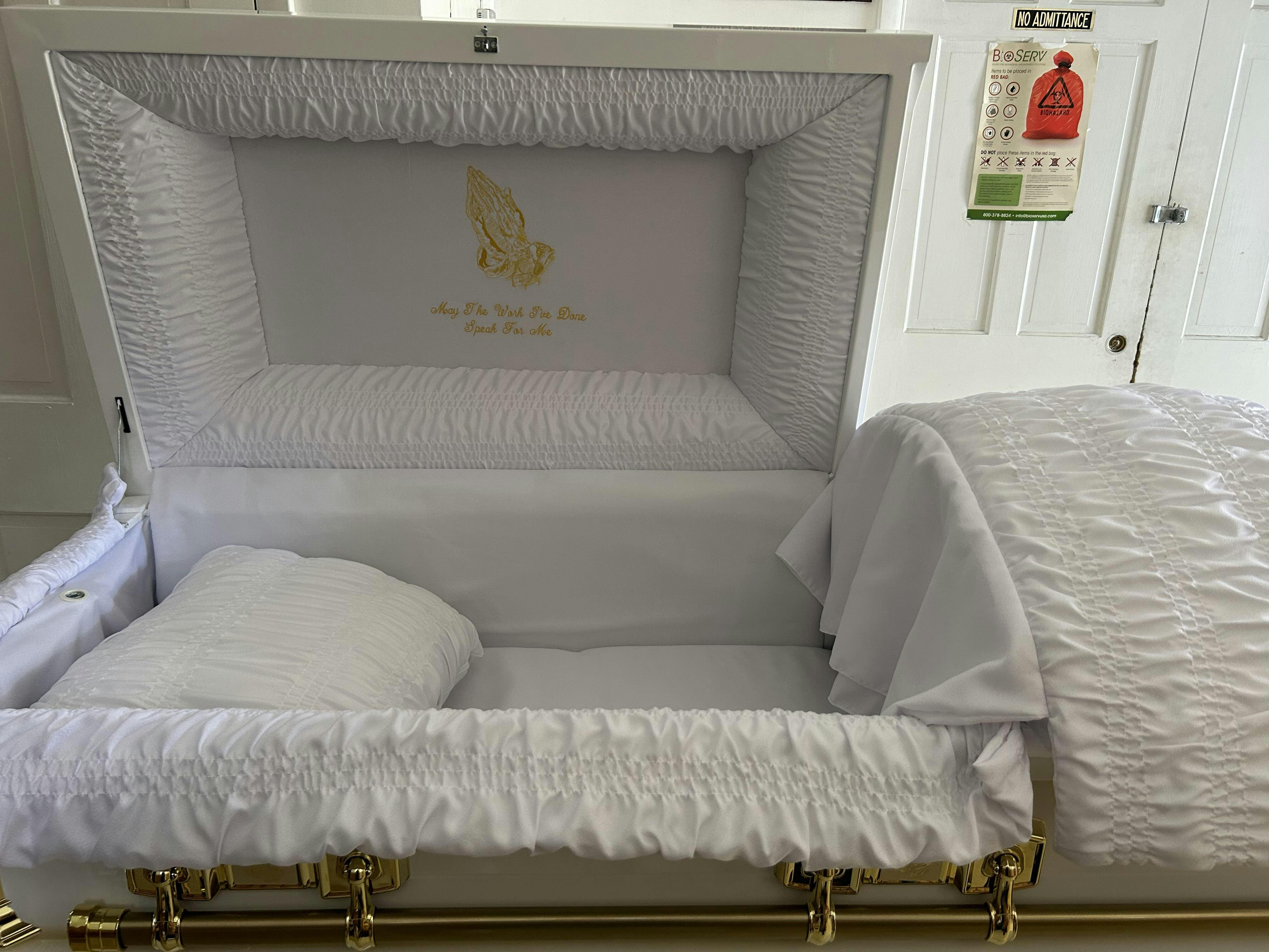Neptune Series White Pearl - Casket Emporium