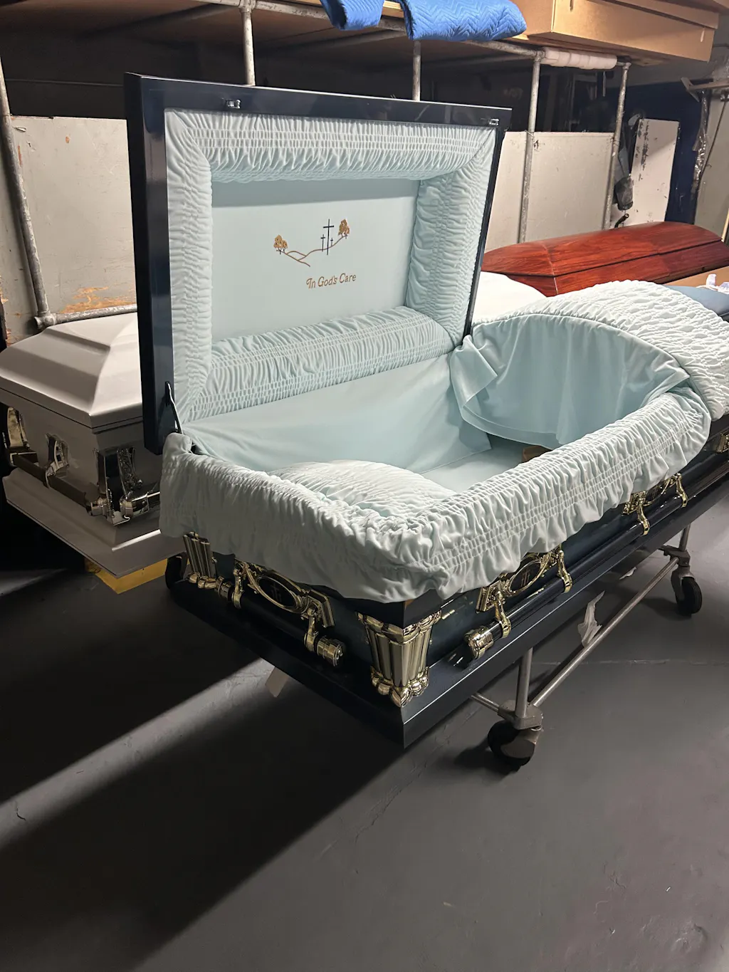 Spencer In Gods Care | Religious Caskets with Nationwide Delivery