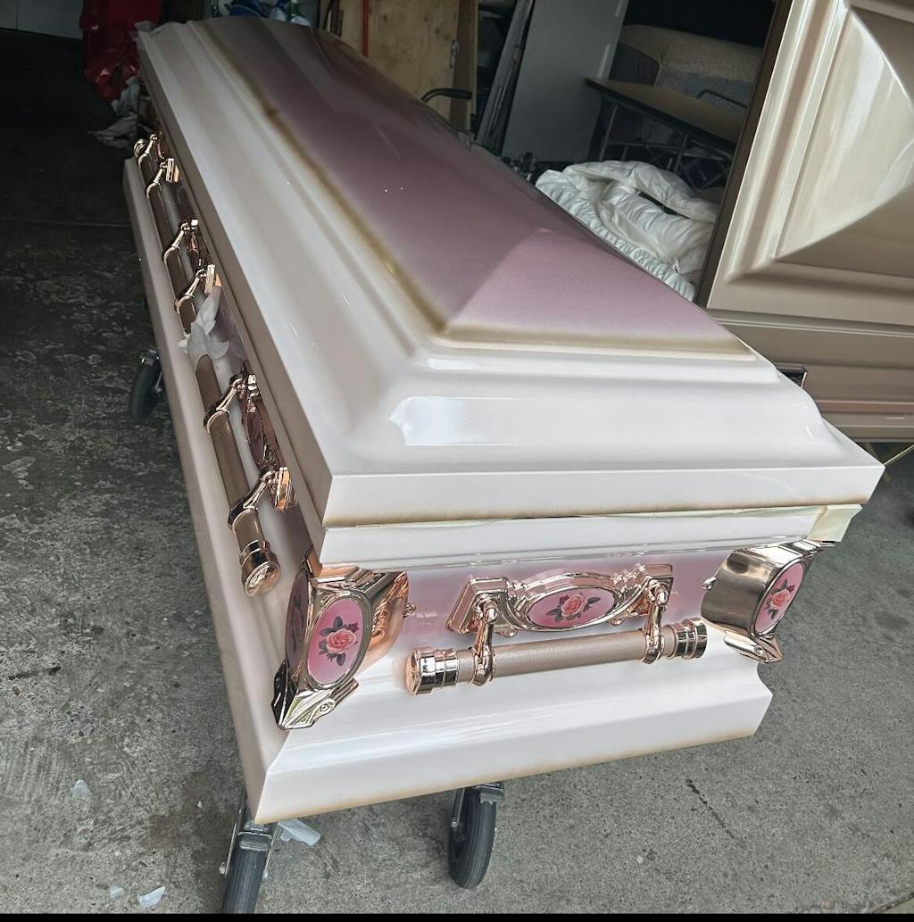 Casket Emporium Series Mother Pearl Full Couch - Casket Emporium