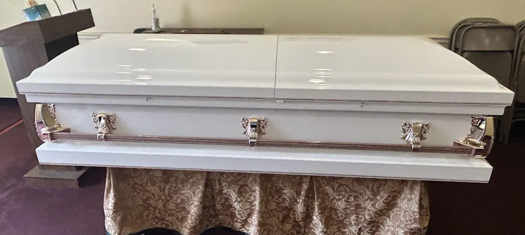 Clair Series White/Gold/Pink - Casket Emporium
