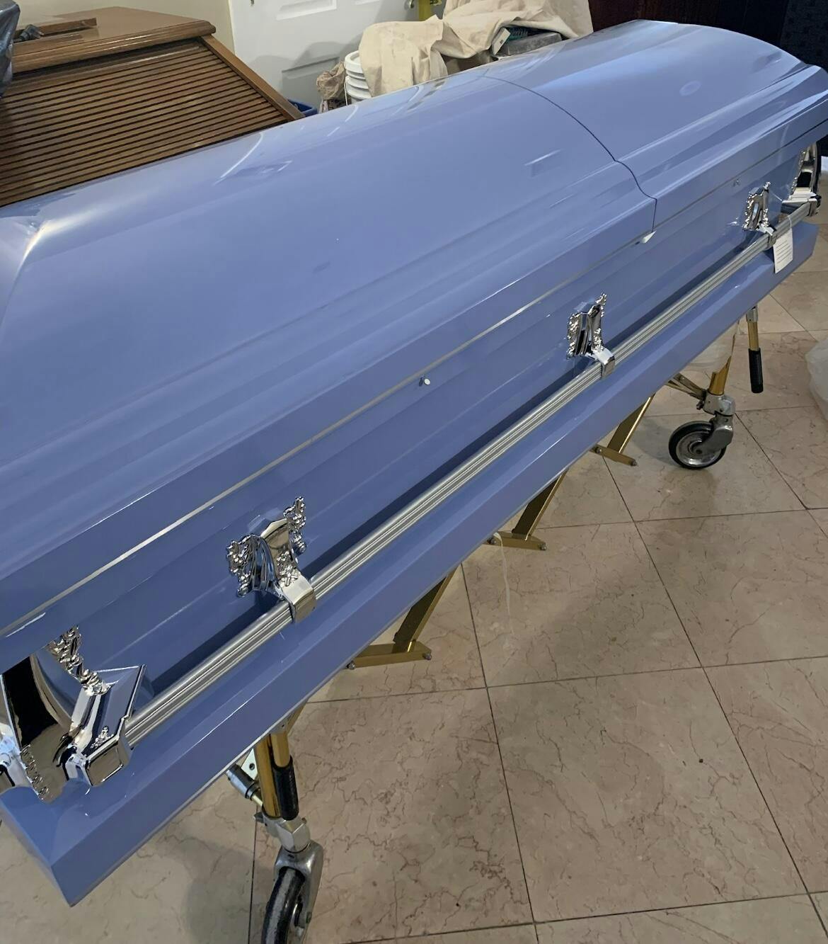 Clair Series Blue - Casket Emporium