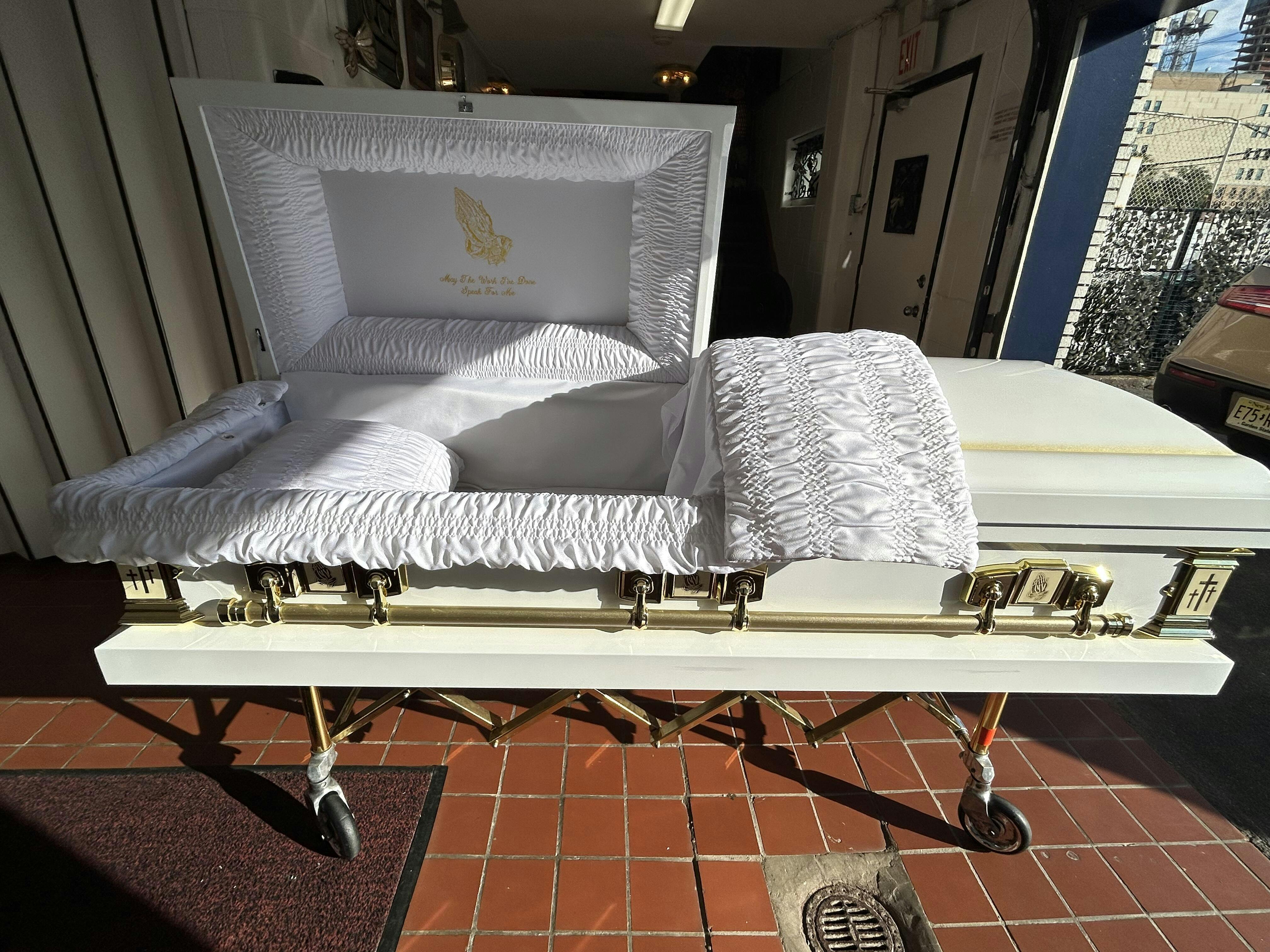 Neptune Series White Pearl - Casket Emporium