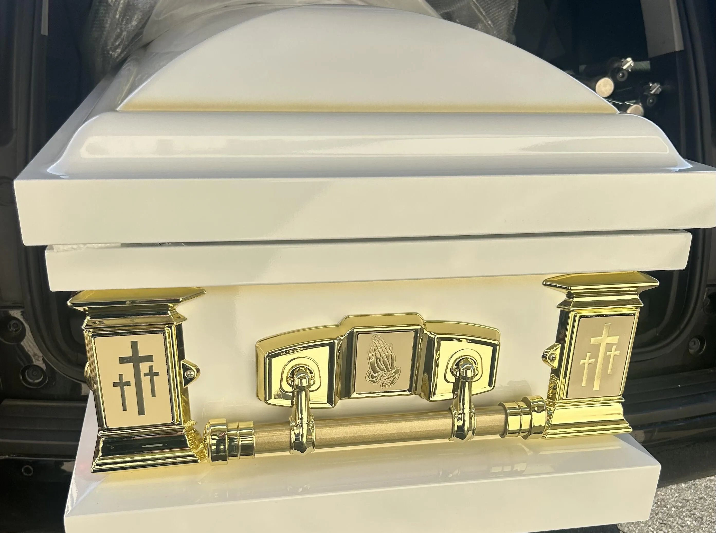 Neptune Series White Pearl - Casket Emporium