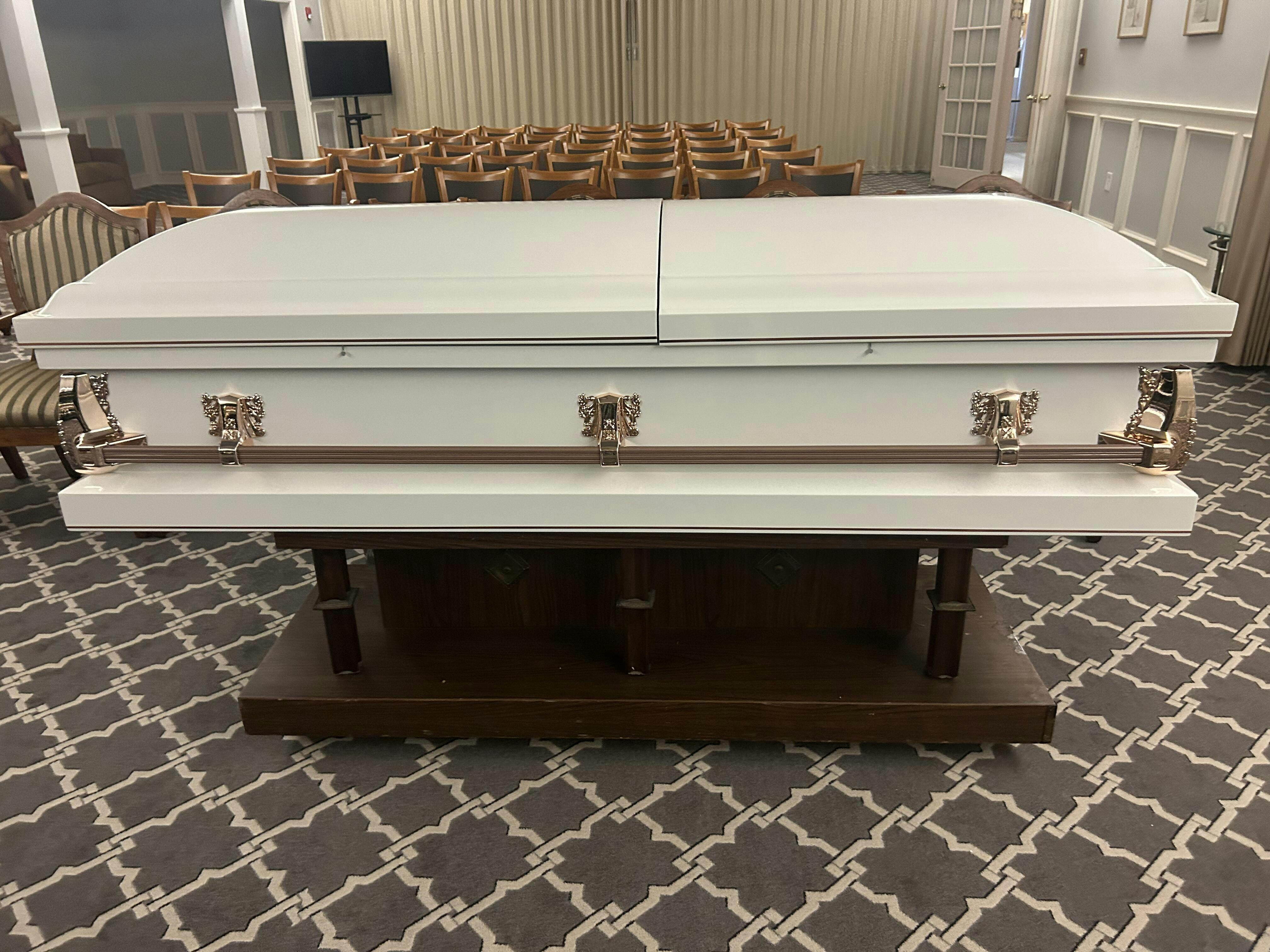 Clair Series White/Gold/Pink - Casket Emporium