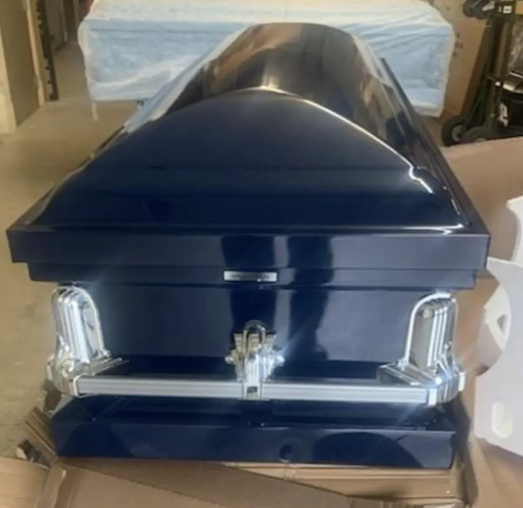 Clair Series Navy Blue - Casket Emporium