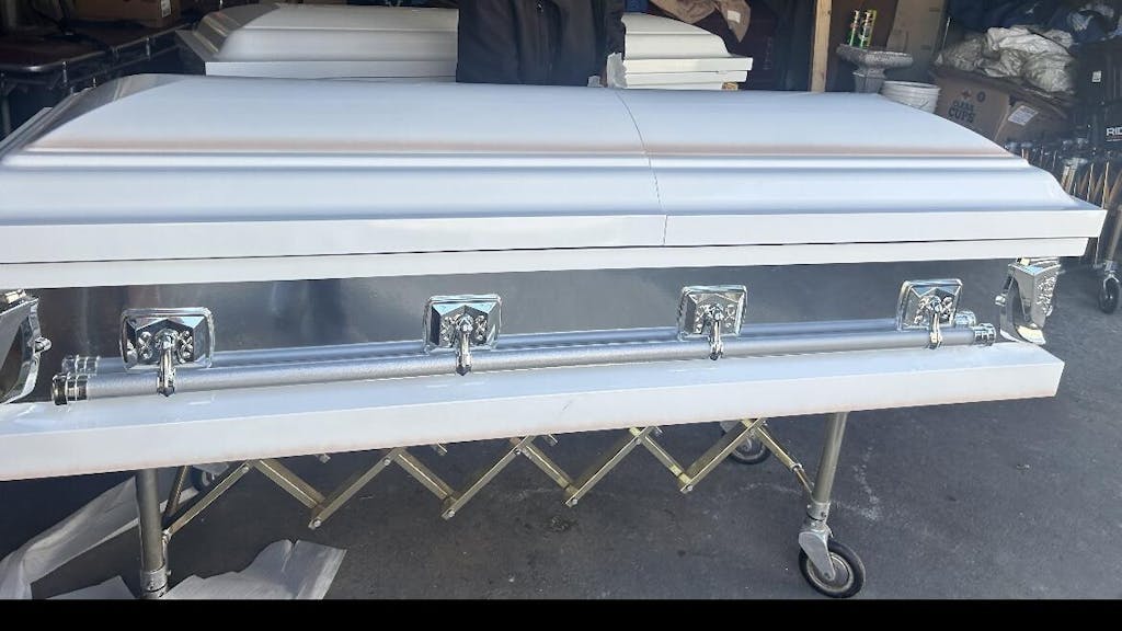 Orion Series Mirror Pink | Affordable Caskets with Fast Shipping