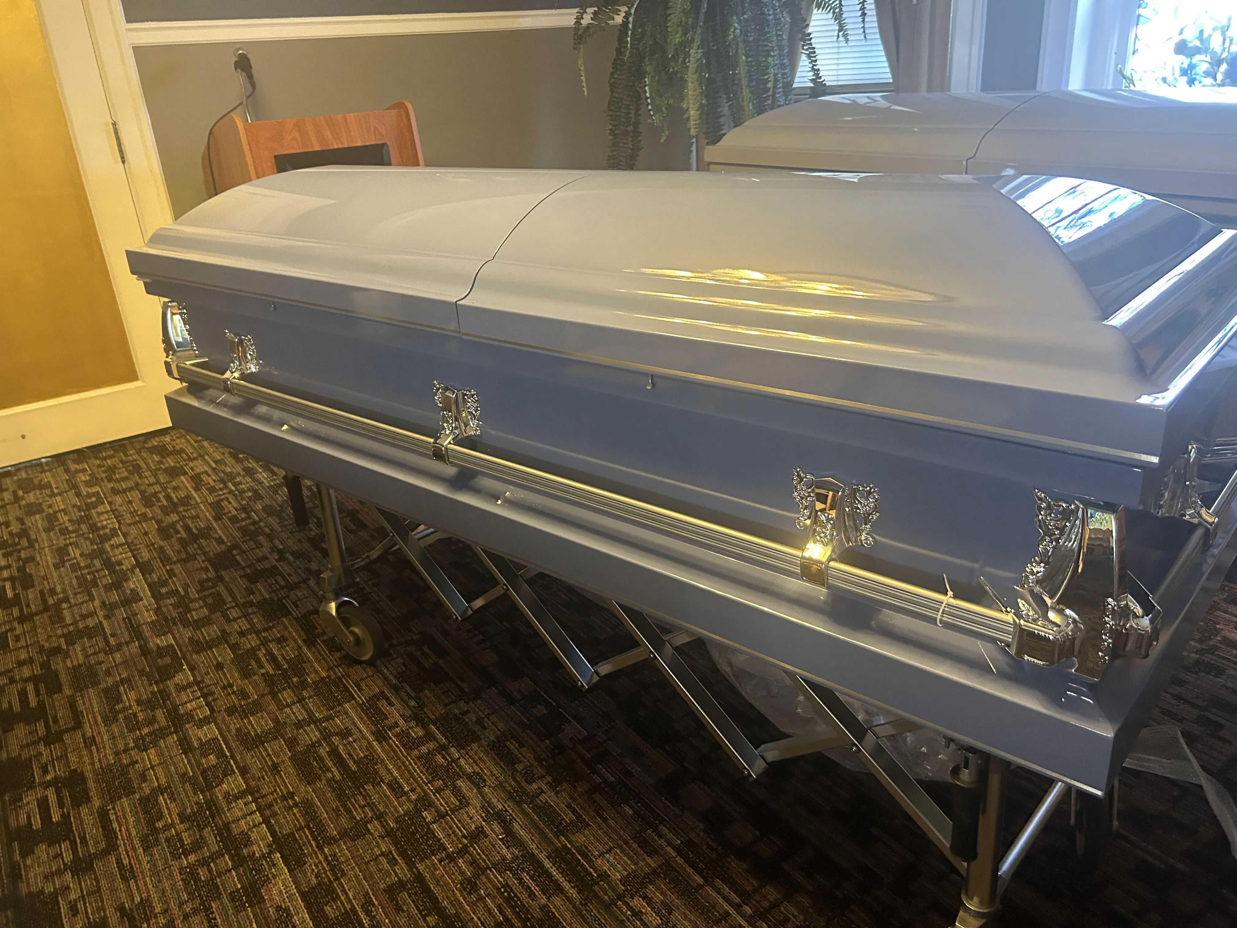Clair Series Blue - Casket Emporium
