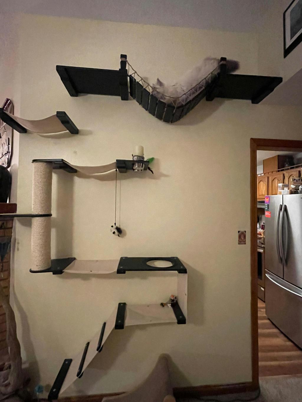 Slanted Cat Scratcher for Wall