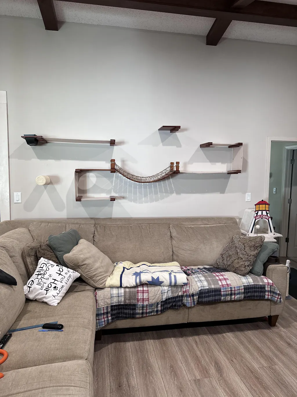 Designing Your Cat Wall | DIY Cat Wall Ideas