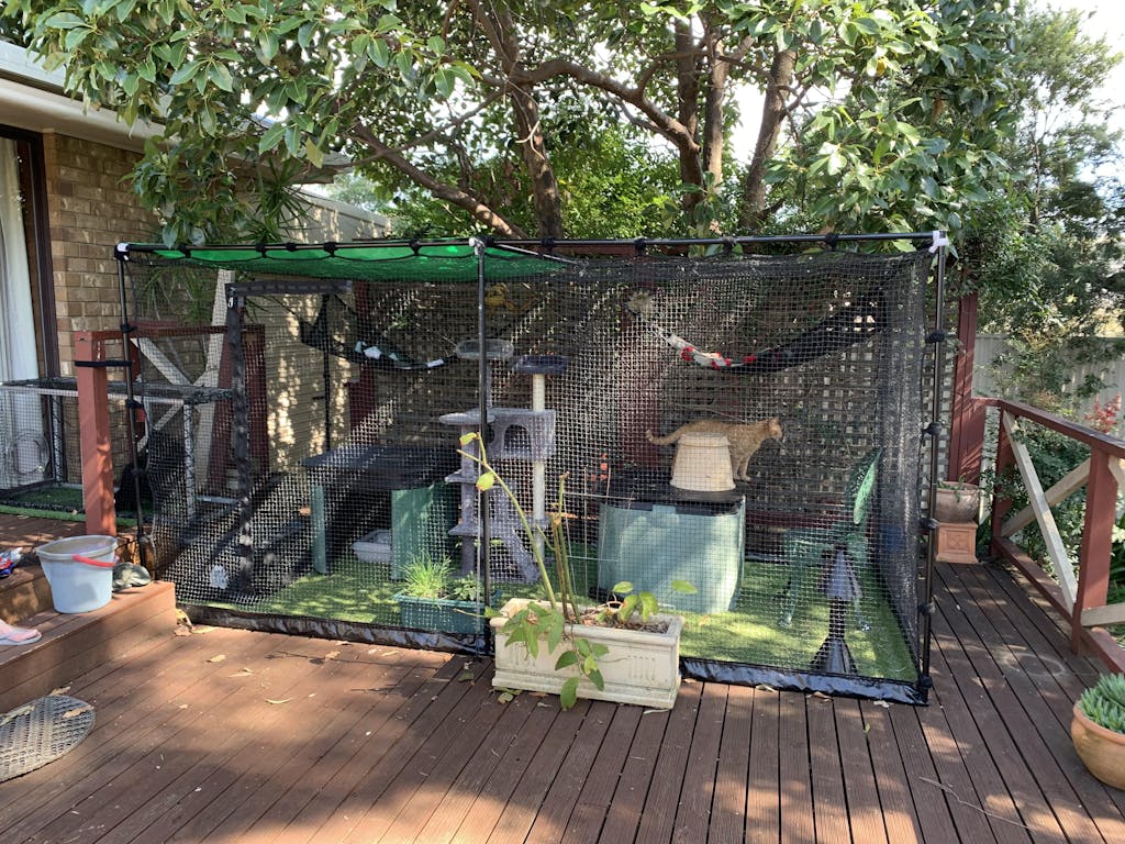 Premium Portable Cat Enclosure Double 3.6m – Catnets
