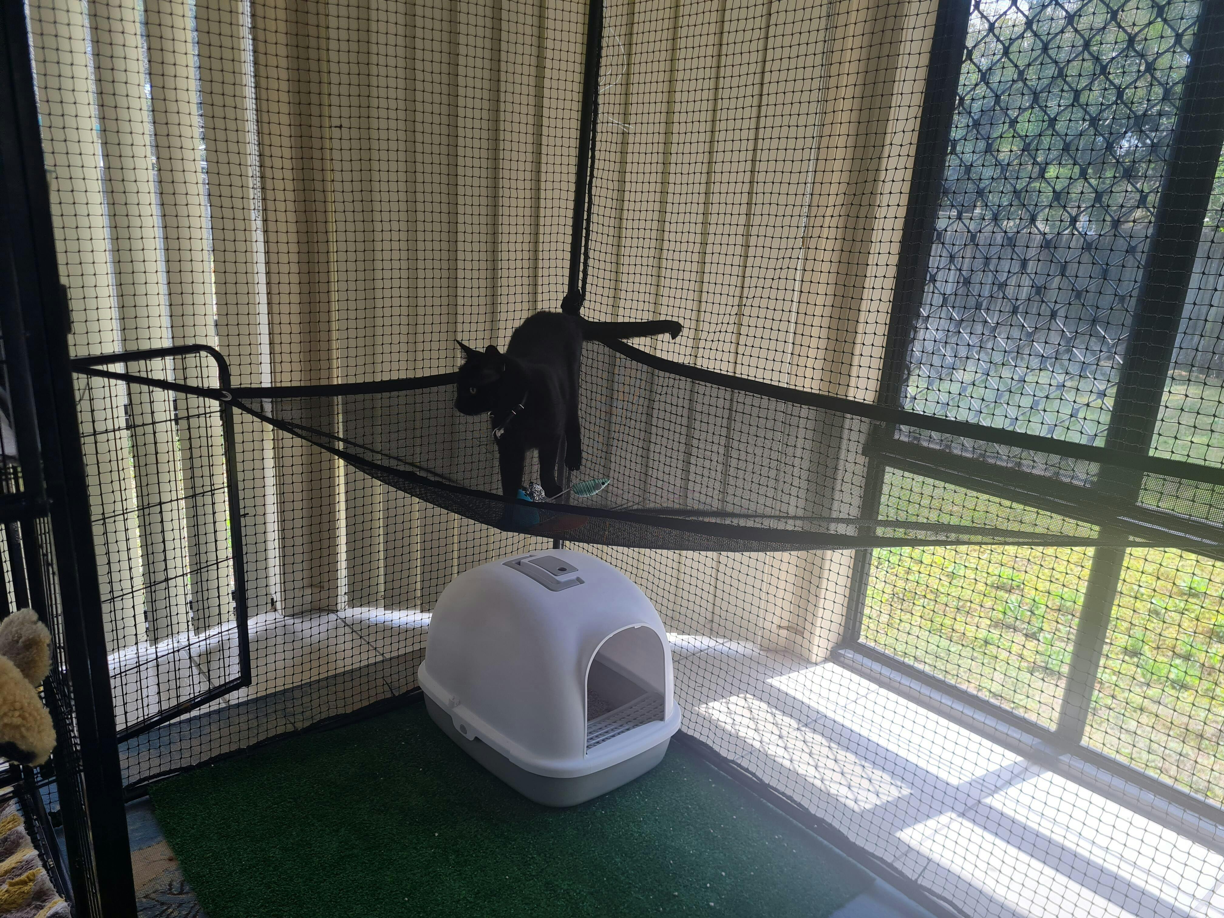 Single Size 1.8m Freestanding Cat Enclosure – Catnets