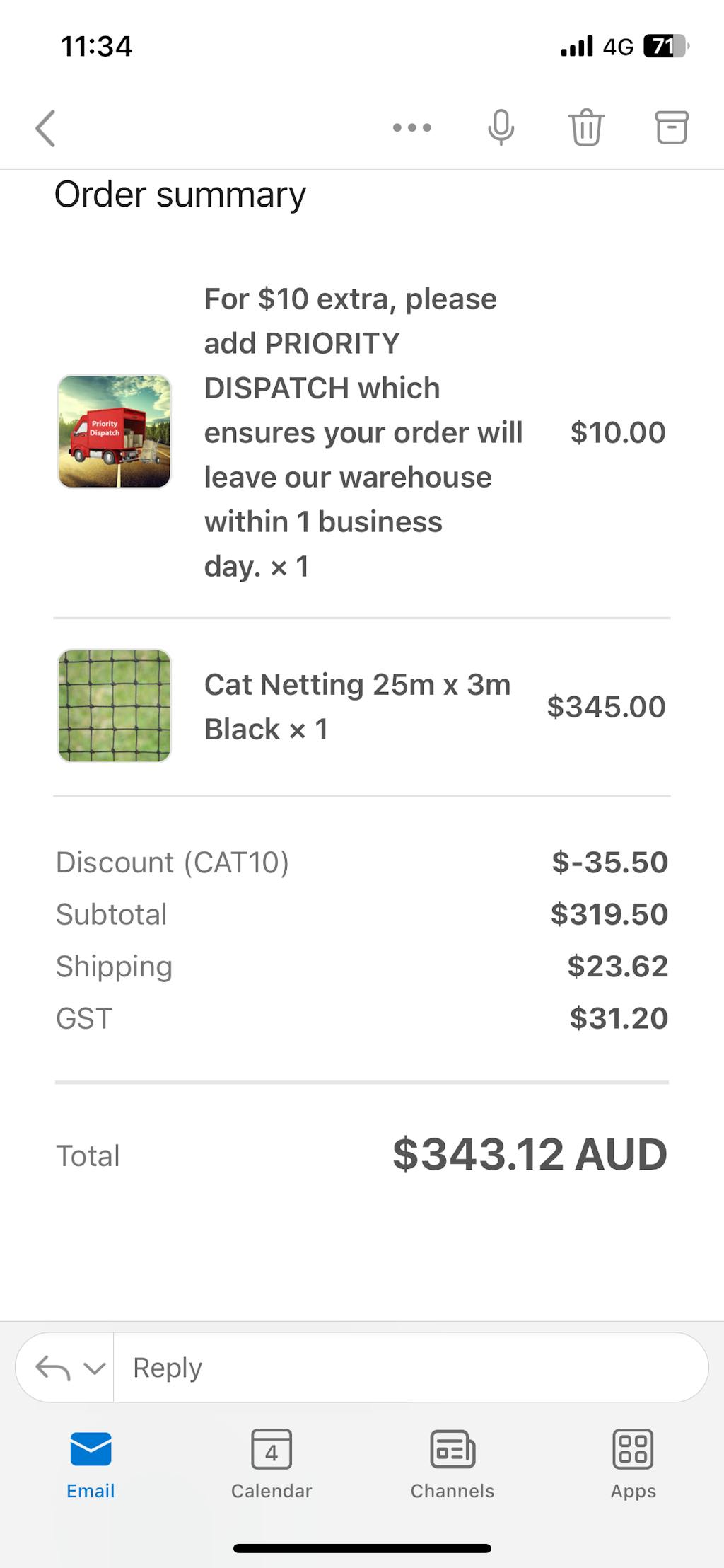 Cat Netting 25m x 3m Black – Catnets