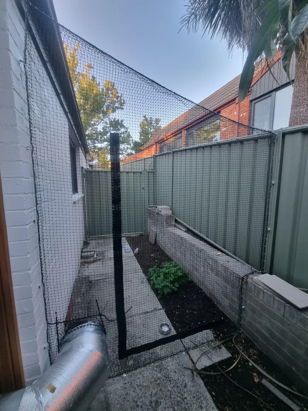 Stainless Steel Complete Wall Net with F-Zipper (3.5m x 3.5m Netting ...