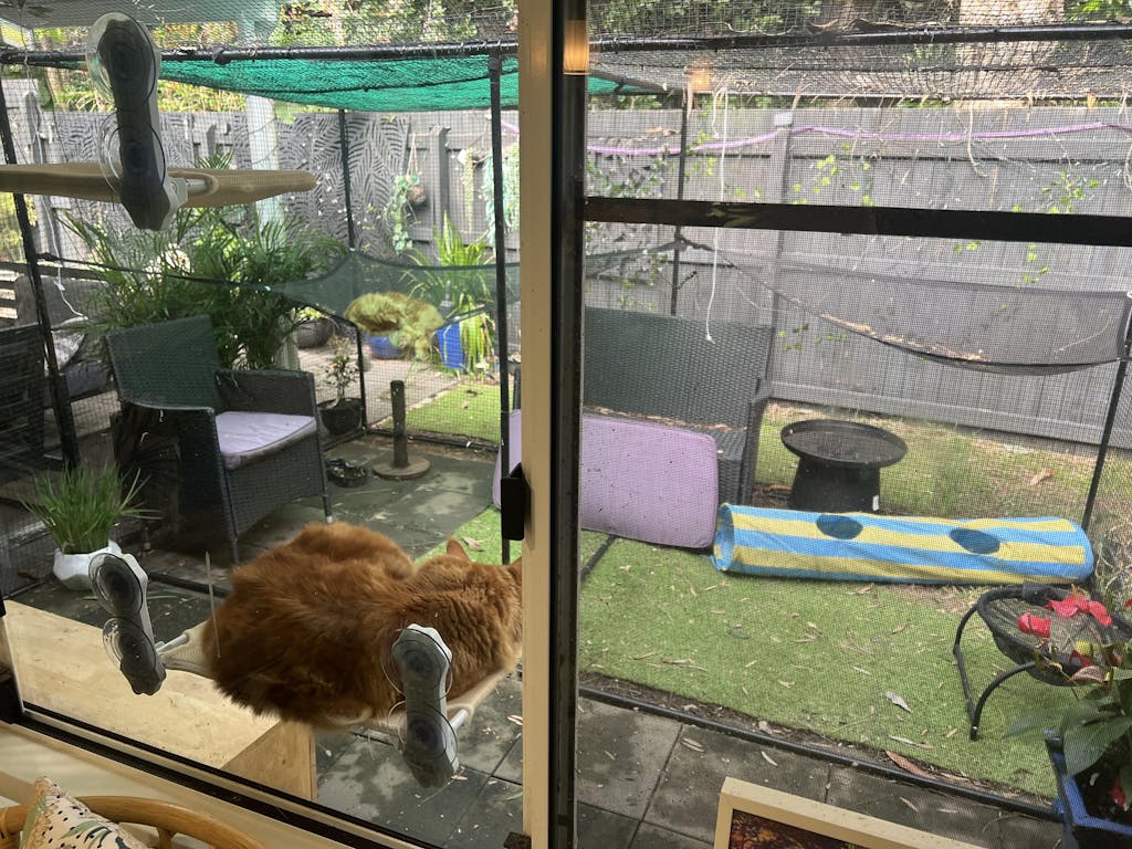 Cat Netting with Reinforced Edging 7.5m x 1.8m – Catnets