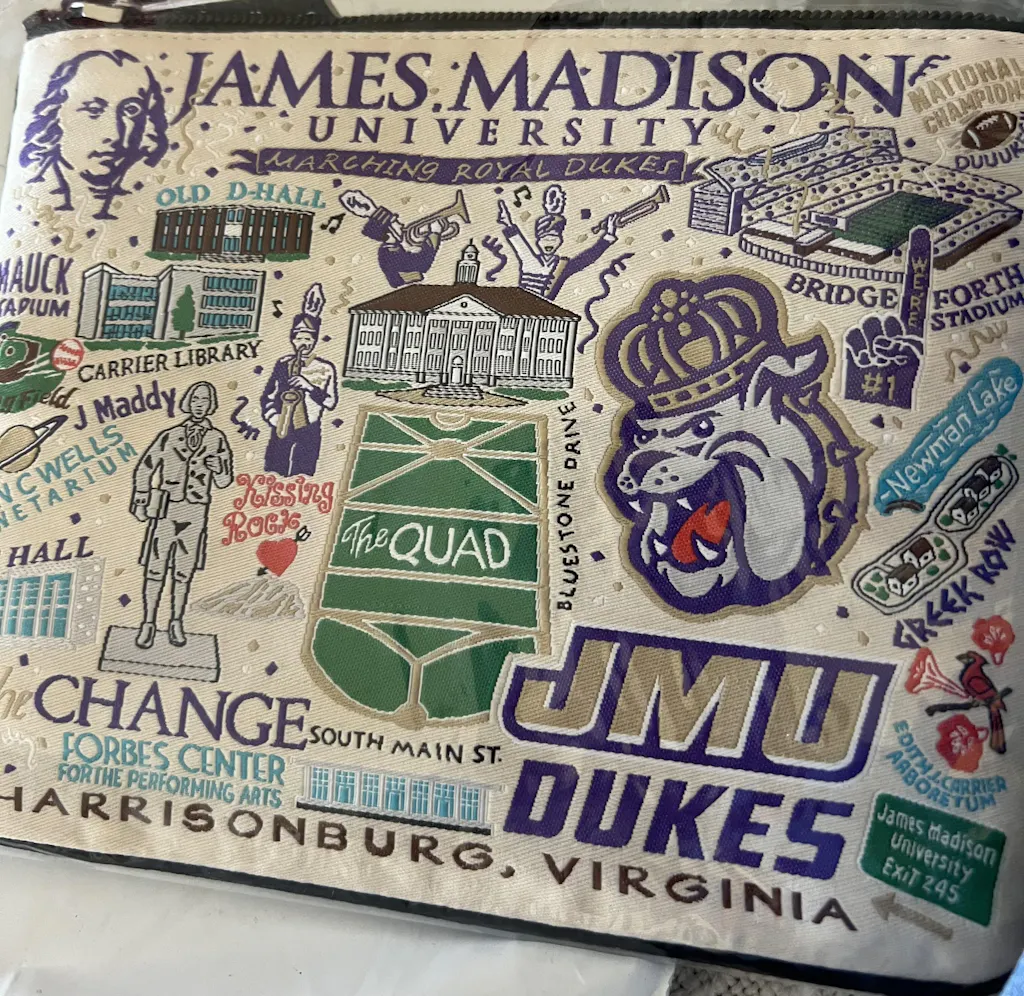 James Madison University Zip Pouch | Collegiate Collection by catstudio ...