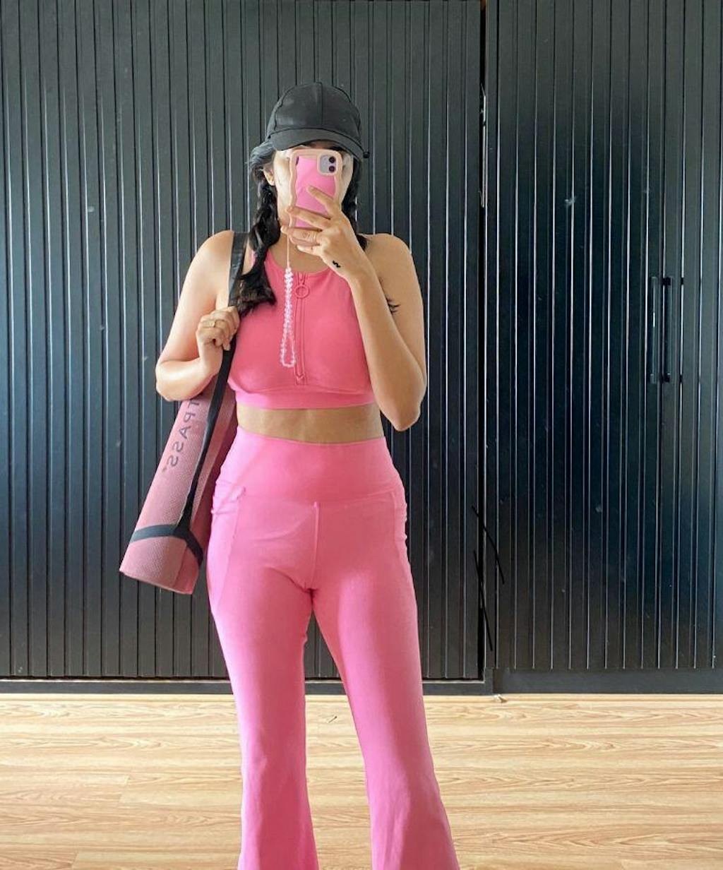 Tuscany Pink Sculpt Active Co-ord Set - CAVA athleisure – CAVA ...